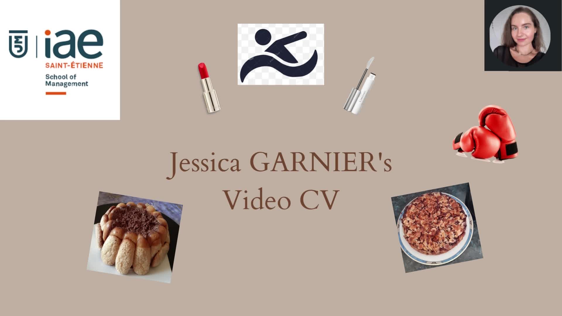 Jessica GARNIER's Video CV